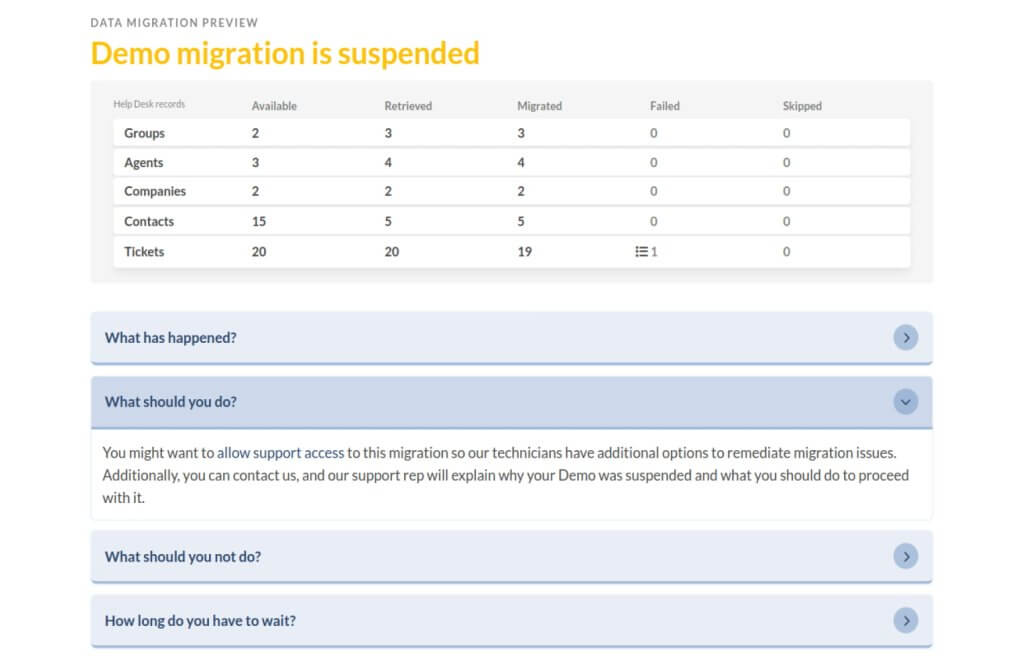 Get Started with Help Desk Migration