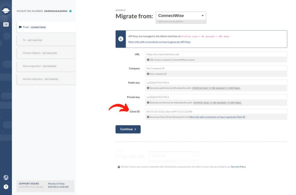 Getting Started with ConnectWise Data Migration