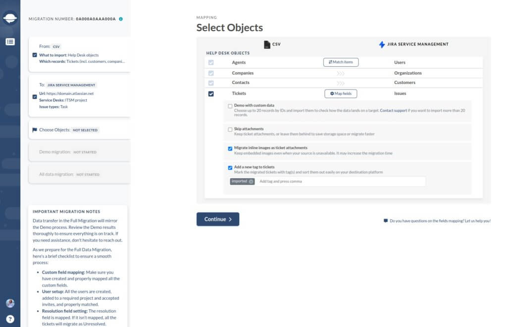 Jira Service Management Data Transfer Essentials