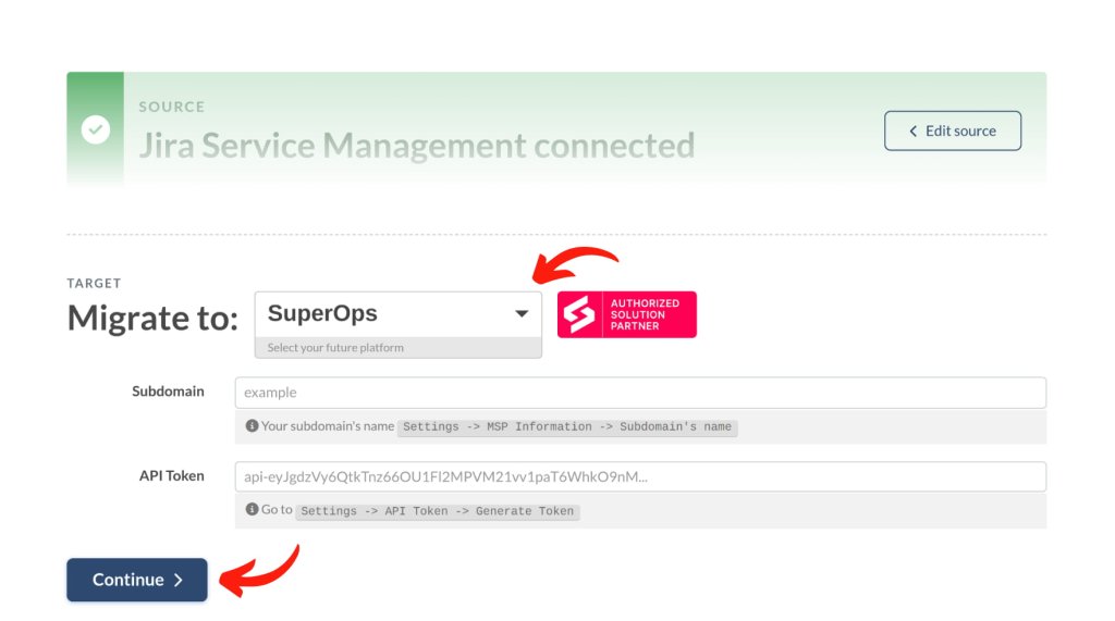 SuperOps Data Migration Checklist | HDM